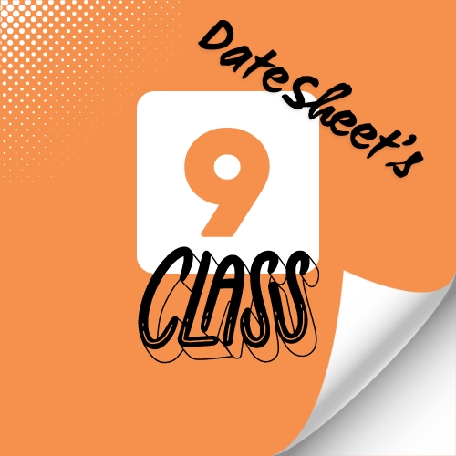 9th Class Date Sheet 6288